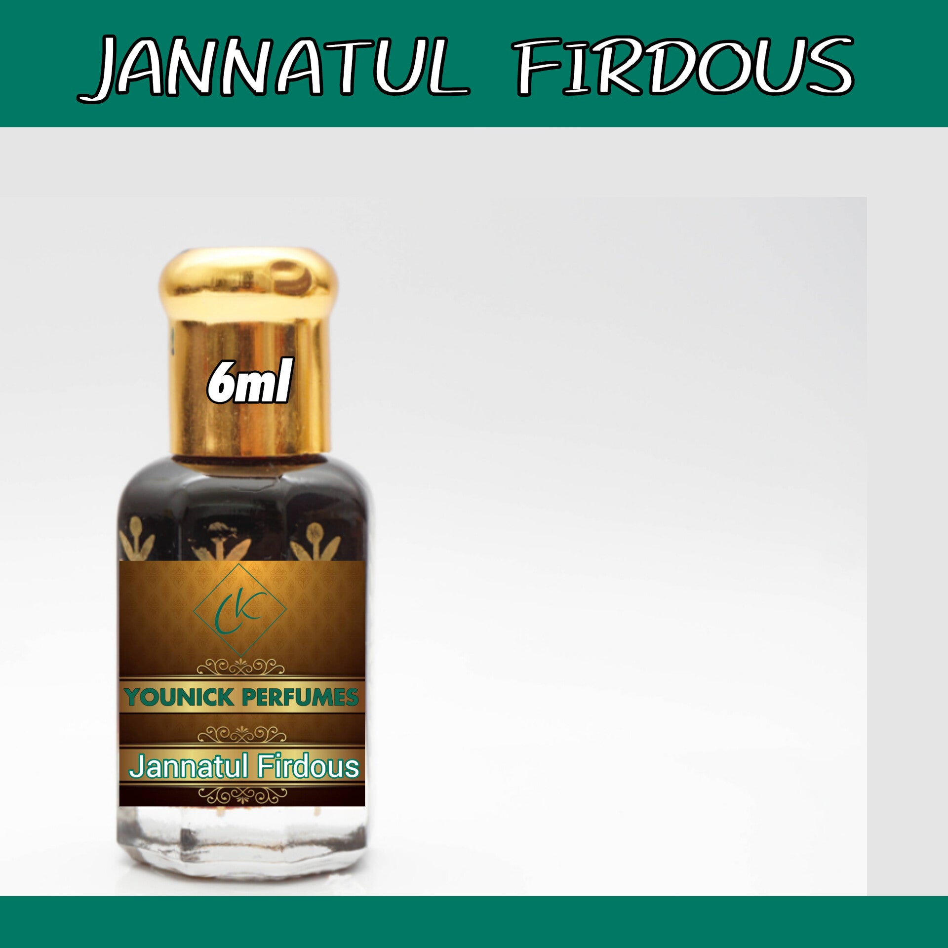 Jannatul Firdous attar 6ml long lasting attar by YOUNICK PERFUMES – YOUNICKART